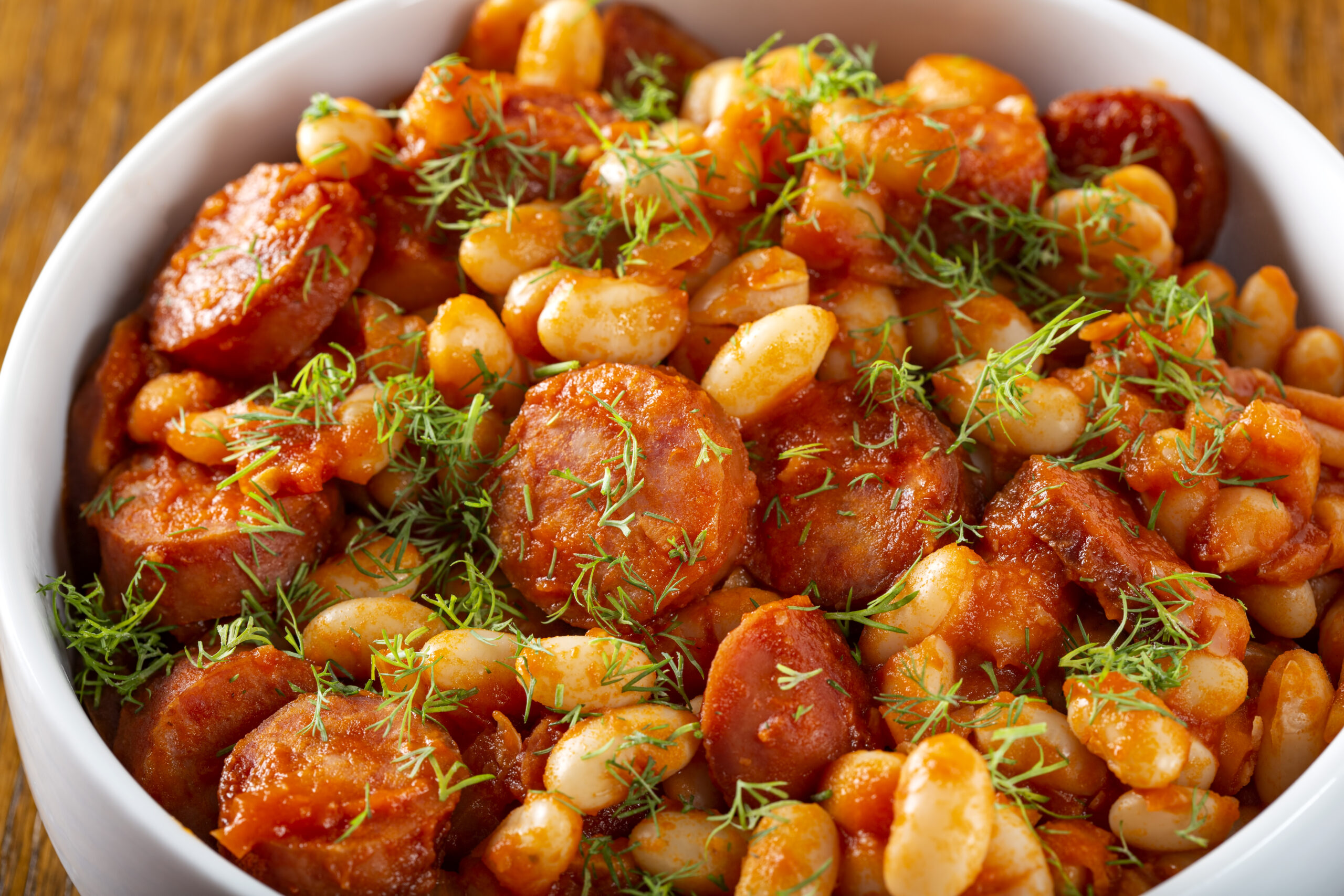 White Beans and Sausage - Lyons